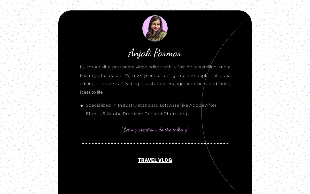 Anjali Parmar Portfolio